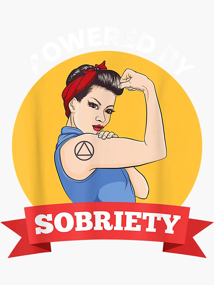 "Sobriety Alcoholics Anonymous AA Sober AF Gift For Women Classic ...