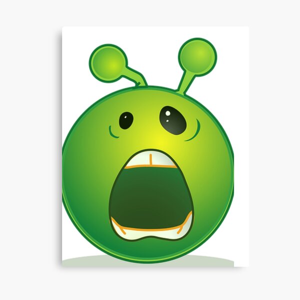 "Crazy yelling alien emoji,alien emoji, back to school emoji, cute ...