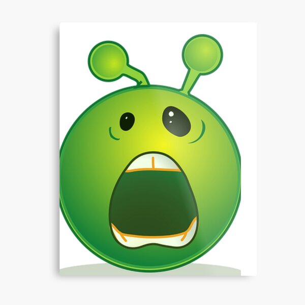 "Crazy yelling alien emoji,alien emoji, back to school emoji, cute ...