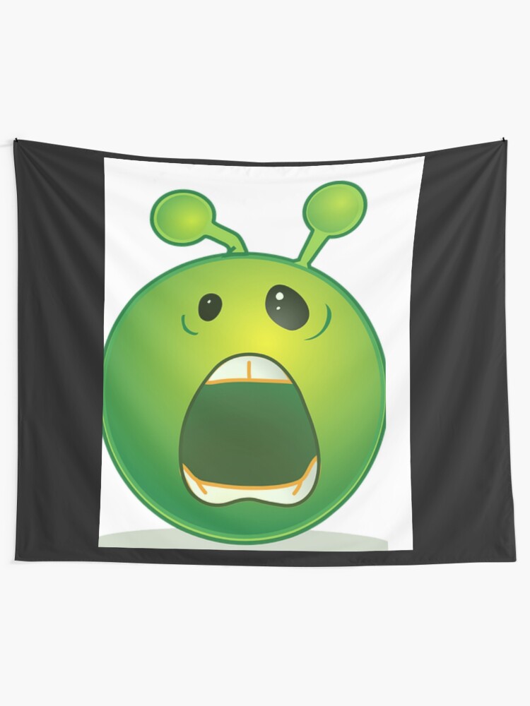 "Crazy yelling alien emoji,alien emoji, back to school emoji, cute ...