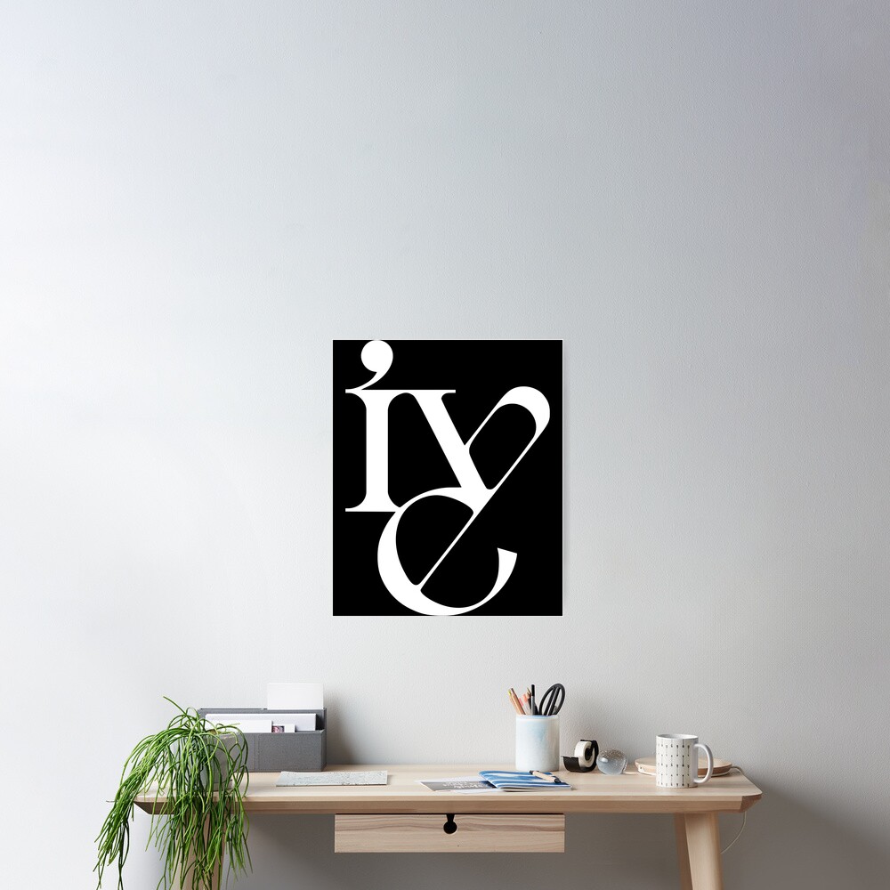 "IVE KPop HD Logo" Poster for Sale by kelseystemv | Redbubble