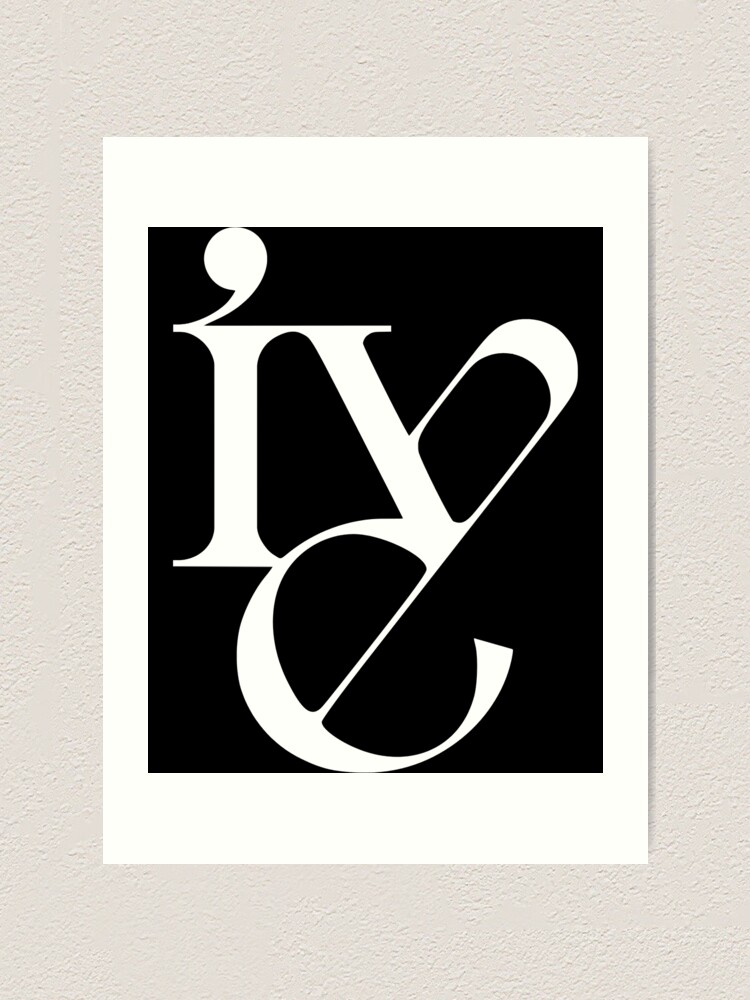 "IVE KPop HD Logo" Art Print for Sale by kelseystemv | Redbubble