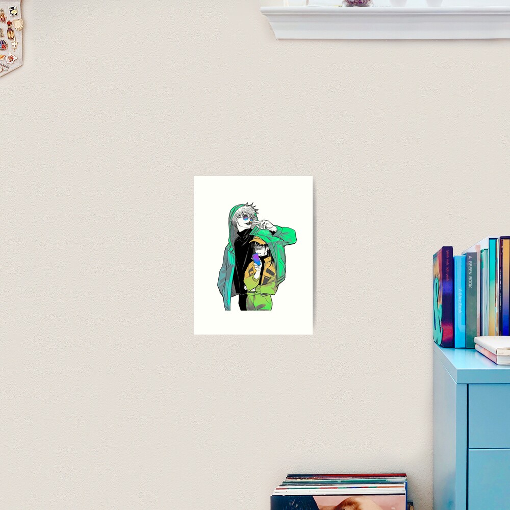 Gojo X Utahime Jujutsu Kaisen Fanart Edition Art Print For Sale By Steve Alexandra Redbubble