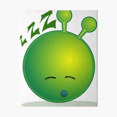 "Sleepy alien emoji,alien emoji, back to school emoji, cute alien ...