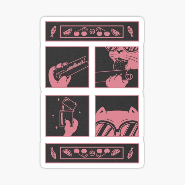 "Catnip classic" Sticker for Sale by Rony263 | Redbubble