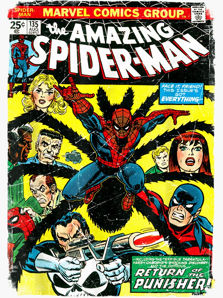 "The Spider Comic Book Cover " Sticker for Sale by cupittownesz | Redbubble