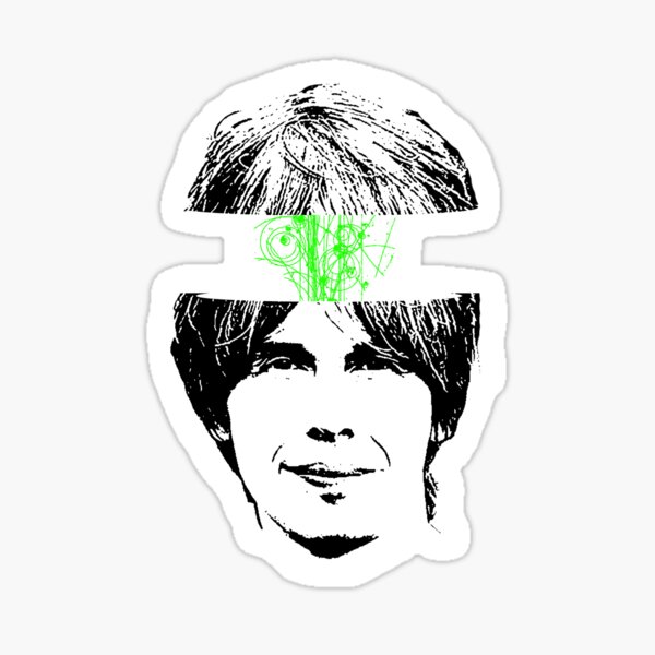 "Brian's Brain" Sticker by Laughin-Gravy | Redbubble
