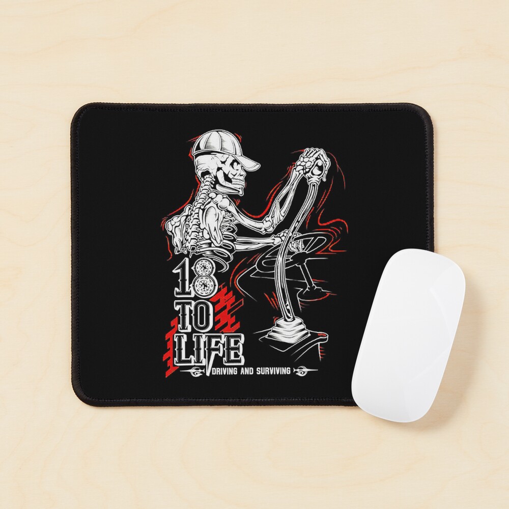 "18 To Life Driving And Surviving Skeleton" Poster for Sale by ...