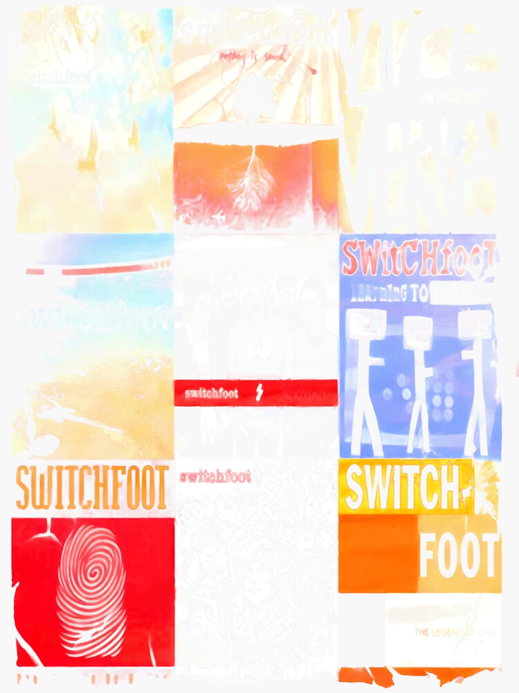 " Switchfoot " Sticker for Sale by GulFlowerofLife | Redbubble