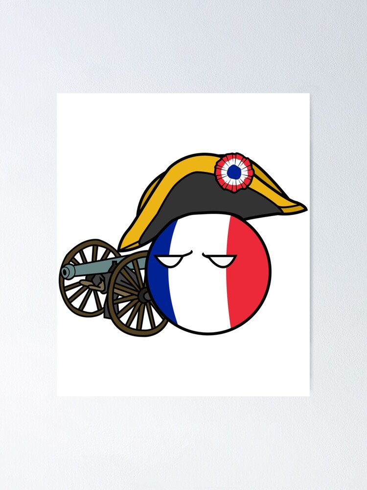 "Polandball - Napoleon France " Poster for Sale by PotterArthur | Redbubble