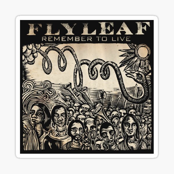 "flyleaf" Sticker for Sale by kpittemy | Redbubble