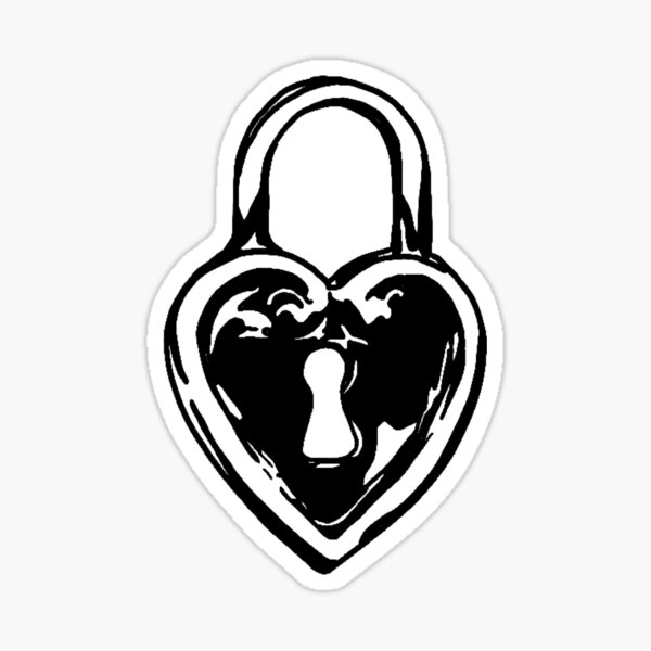 "Heart Locket" Sticker for Sale by bootworld75 | Redbubble