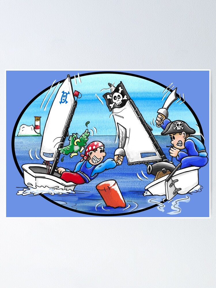 "Friendly Rivalry! Oval" Poster for Sale by ArtworkByLaurie | Redbubble