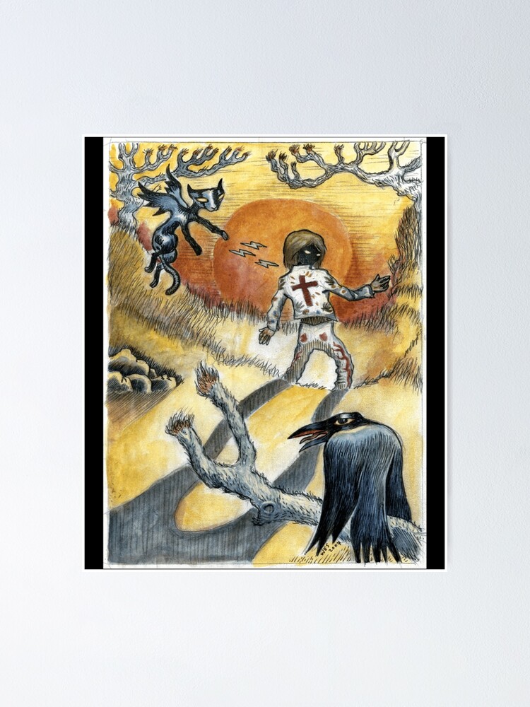 "Cross Ghost Gram Parsons Essential " Poster for Sale by klebercoweea ...