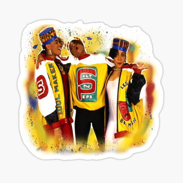 "SaltnPepa - Janelle" Sticker by BoloSamoa75 | Redbubble
