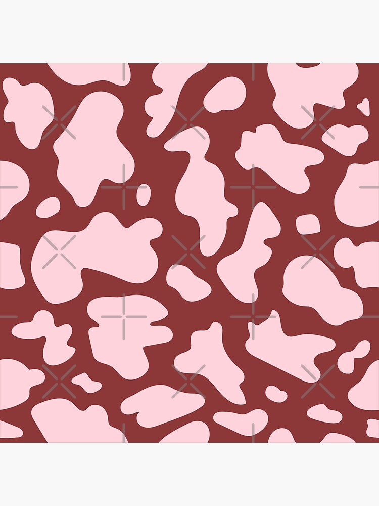 "Pink Cow Print" Sticker for Sale by koovox | Redbubble