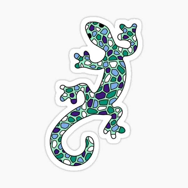 "Subtle mlm pride lizard" Sticker for Sale by lunyssa | Redbubble