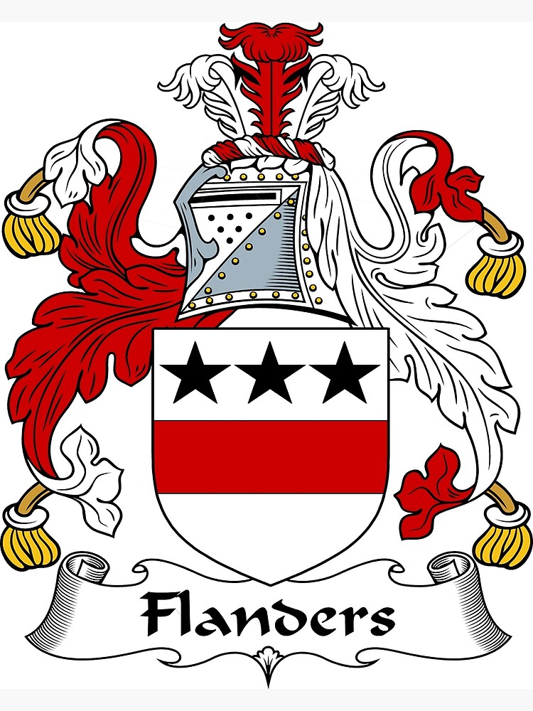 "Flanders" Poster for Sale by HaroldHeraldry | Redbubble