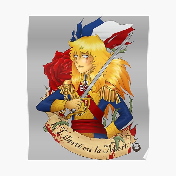 "Rose Tribe Muscular Giant La Liberté Ou La Mort Fitted Cool" Poster ...