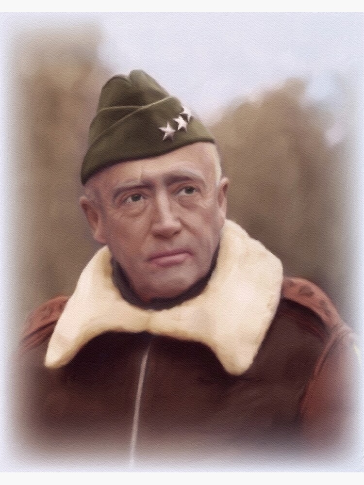 "General George S. Patton" Poster for Sale by Hollywoodize | Redbubble