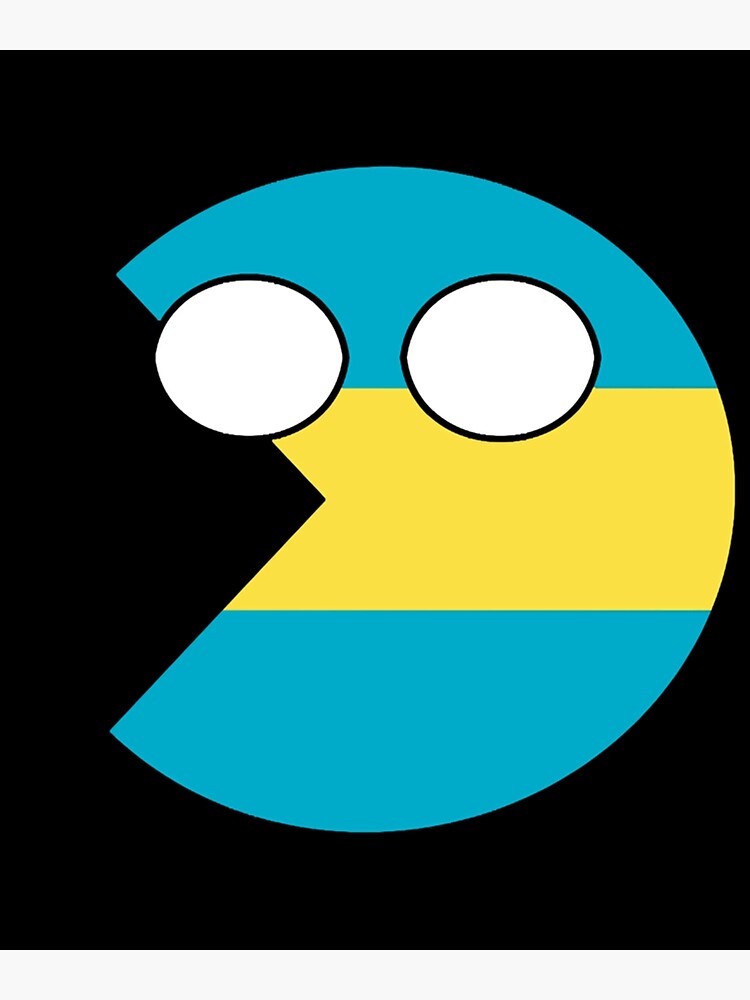 "Countryball Laenderball Land Heimat Bahamas " Poster for Sale by ...