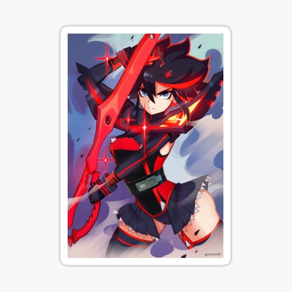 "SBD Powerlifter Ryuko" Sticker for Sale by ionicnova | Redbubble