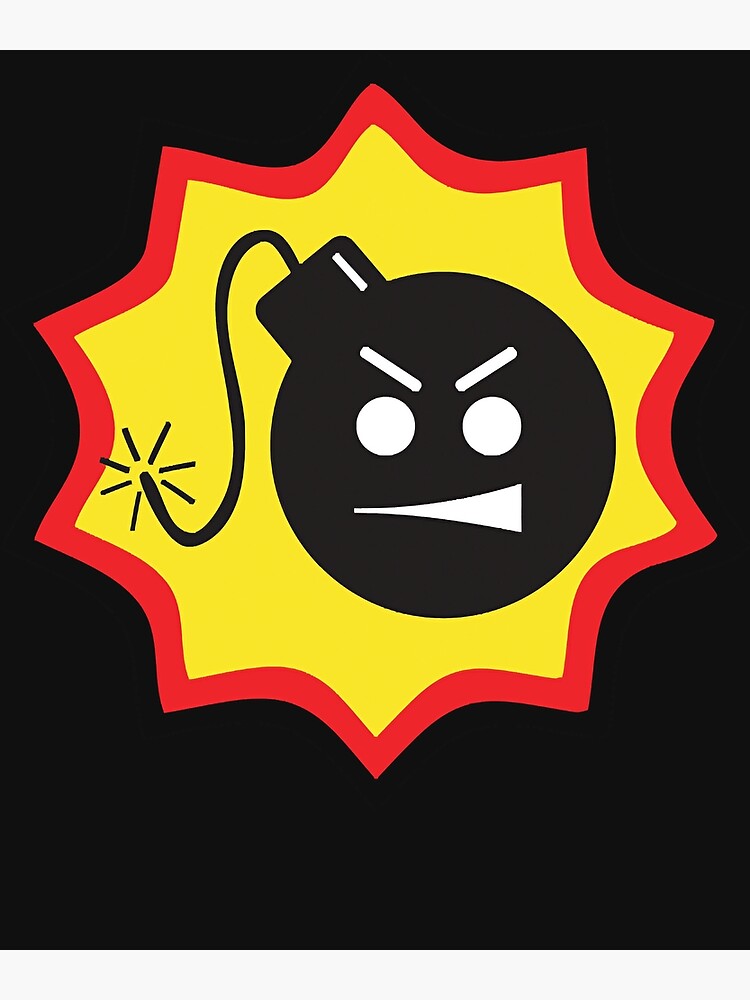 "Serious sam bomb logo" Poster for Sale by daniellex2ros | Redbubble