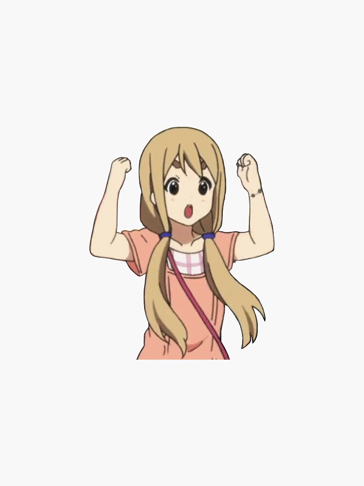 "Mugi Flexing" Sticker for Sale by ionicnova | Redbubble