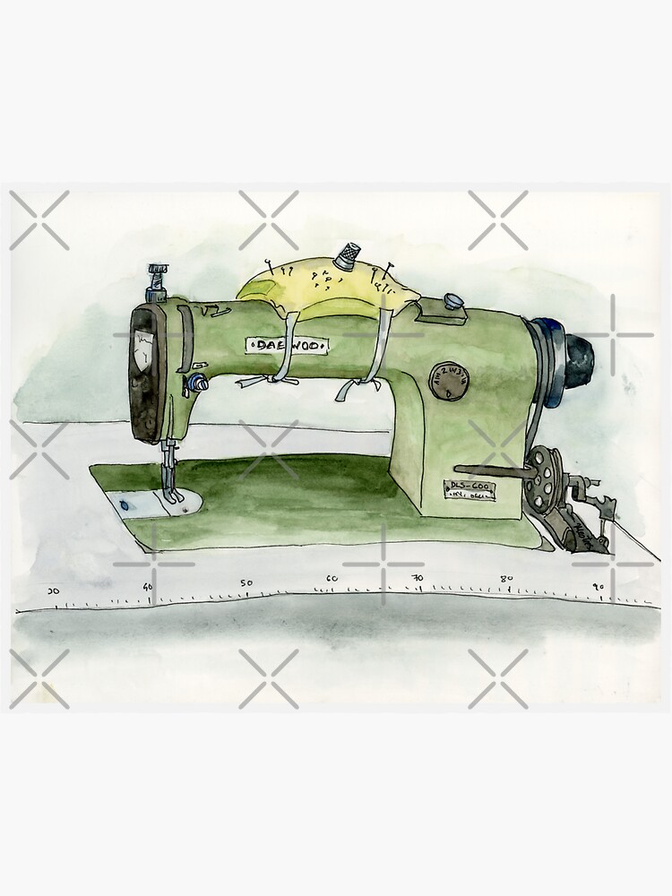 "The Daewoo Sewing Machine" Sticker for Sale by JosepMestrtes | Redbubble