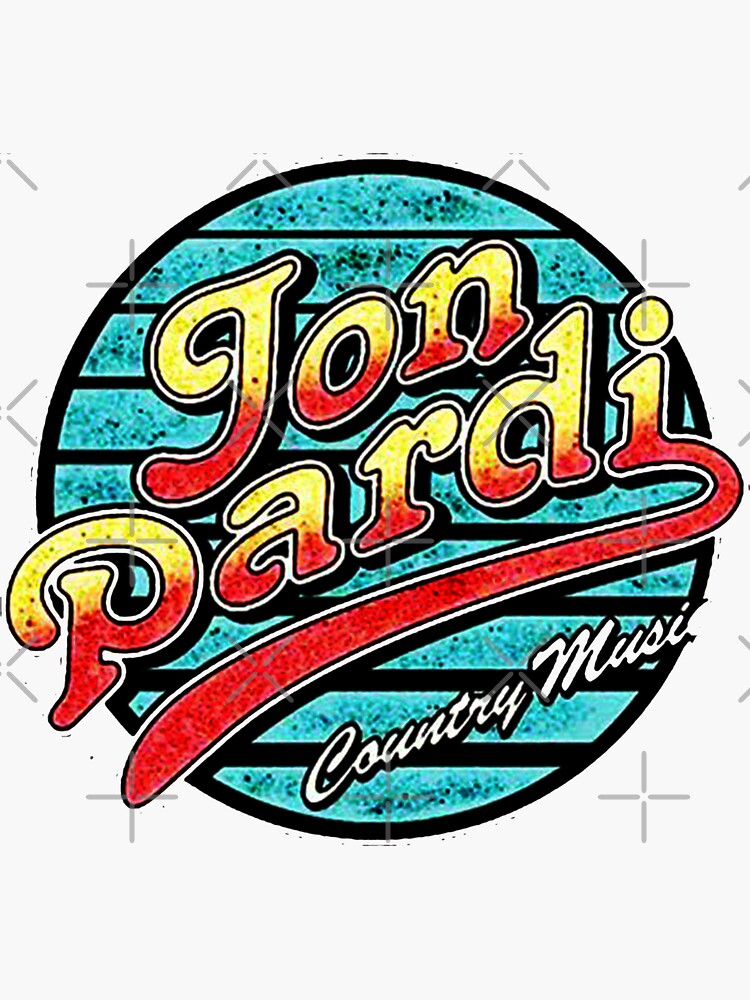 "jon pardi logos" Sticker for Sale by asheavills31 | Redbubble
