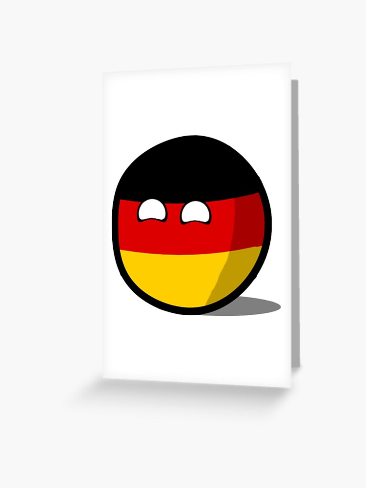 "Germanyball (Countryball) " Greeting Card for Sale by RobinsonBevis ...
