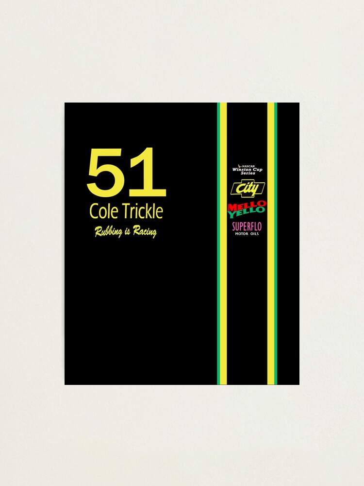 "Cole Trickle Days of Thunder Rubbin ist Racin Essential" Fotodruck von ...