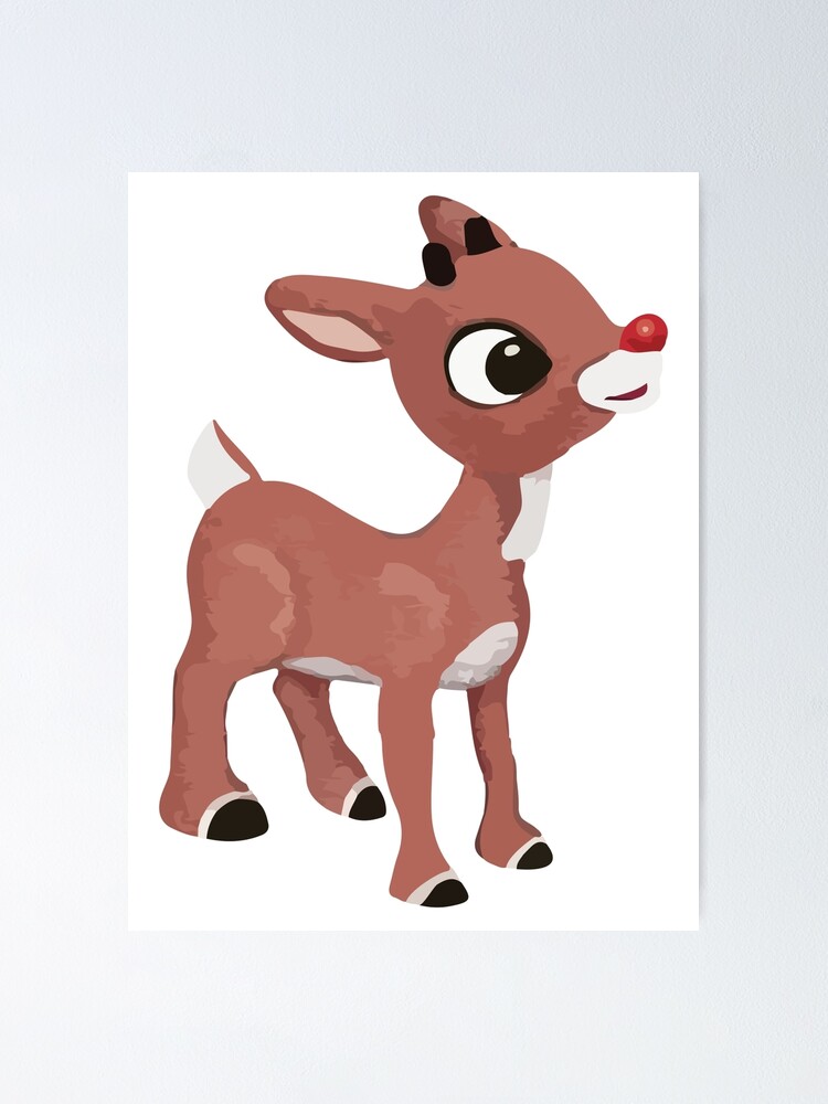"Classic Rudolph © GraphicLoveShop" Poster by graphicloveshop | Redbubble