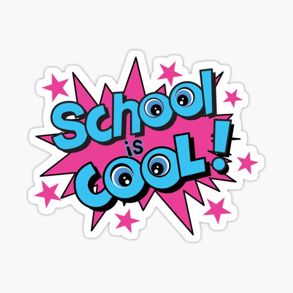 "Kids, Back to school - School is Cool" Sticker for Sale by SunriseD ...