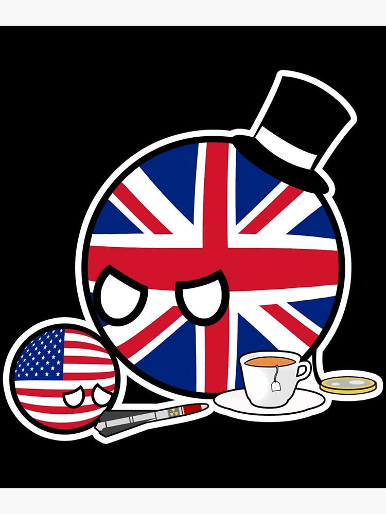 "Scolding UKball USAball Polandball Countryball " Poster for Sale by ...