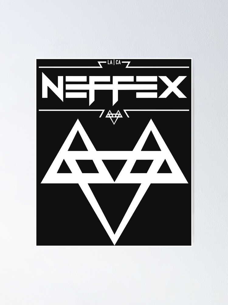 "Neffex logo white" Poster for Sale by donnanancyft | Redbubble