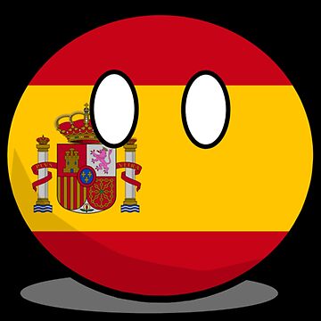 "Spainball countryball " Sticker for Sale by RobinsonBevis | Redbubble