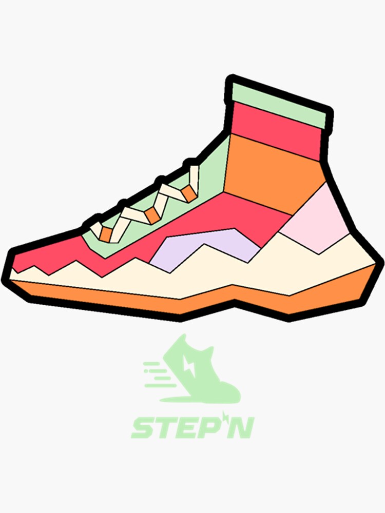 "Stepn NFT - Stepn Token - Stepn Running - Sneaker " Sticker for Sale ...