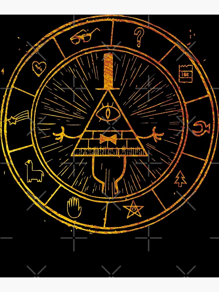 "My Favorite People The Bill Cipher Wheel Idol Gift Fot You" Poster for ...