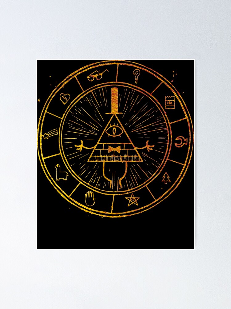 "My Favorite People The Bill Cipher Wheel Idol Gift Fot You" Poster for ...
