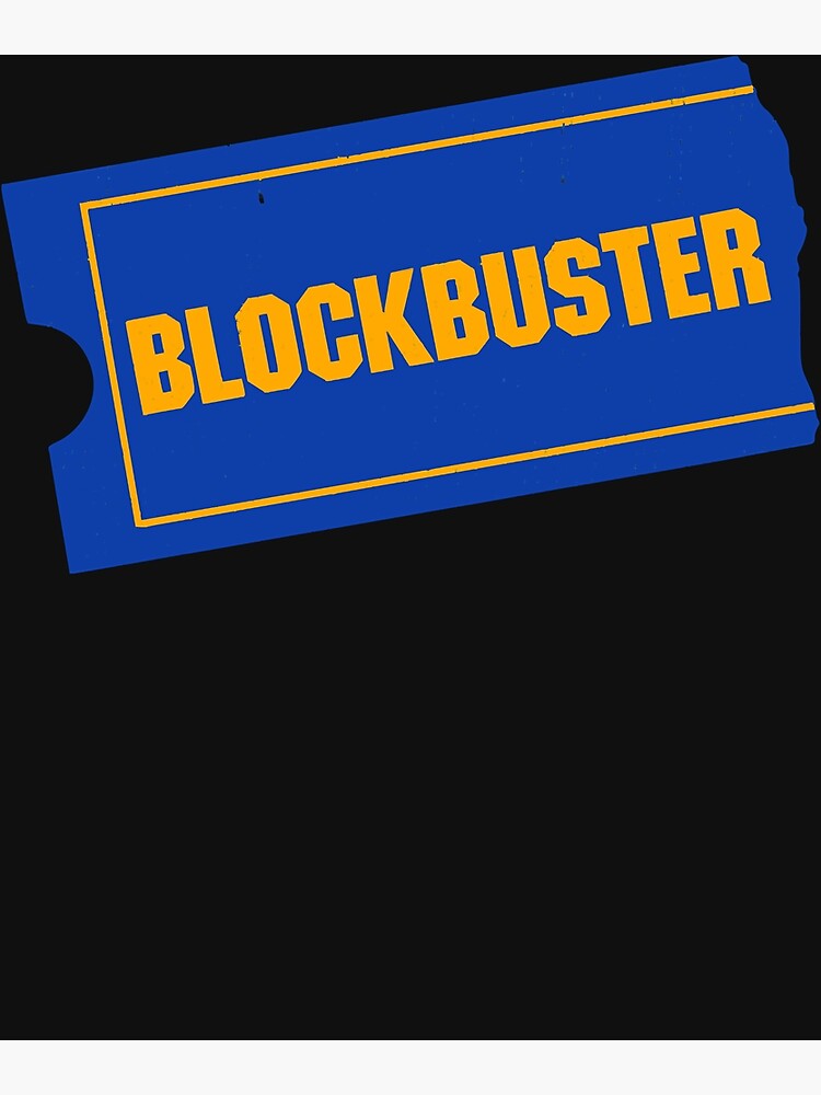 "Blockbuster video logo" Art Print for Sale by donnanancyft | Redbubble