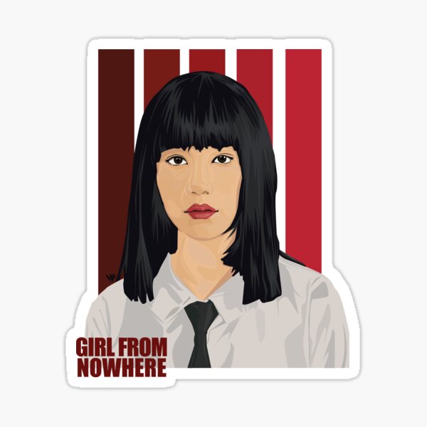 "Girl from nowhere: Nanno in Vector style " Sticker for Sale by ...