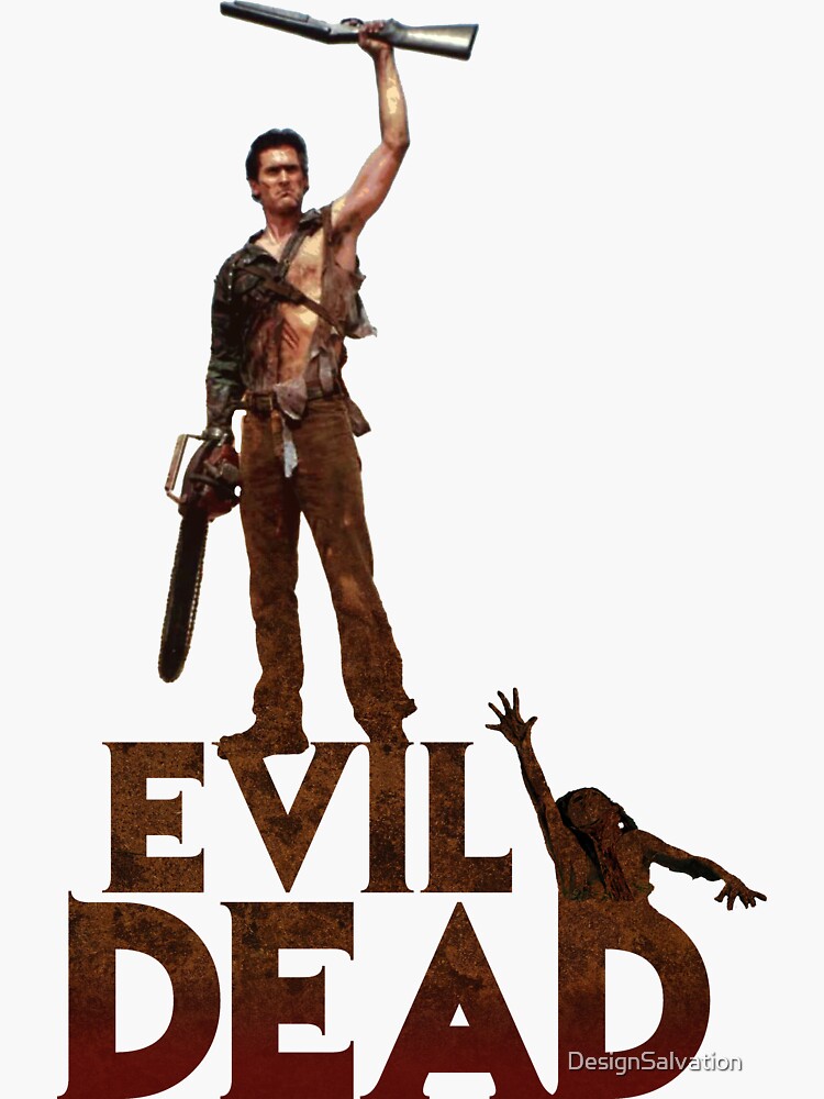 "Evil Dead" Sticker for Sale by DesignSalvation | Redbubble