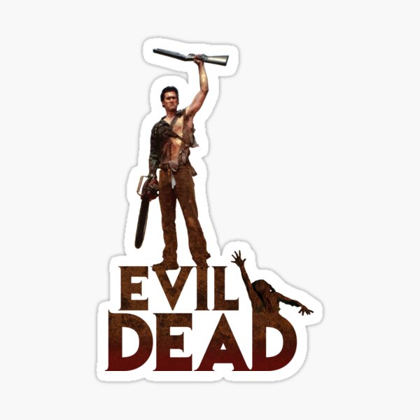 "Evil Dead" Sticker for Sale by DesignSalvation | Redbubble