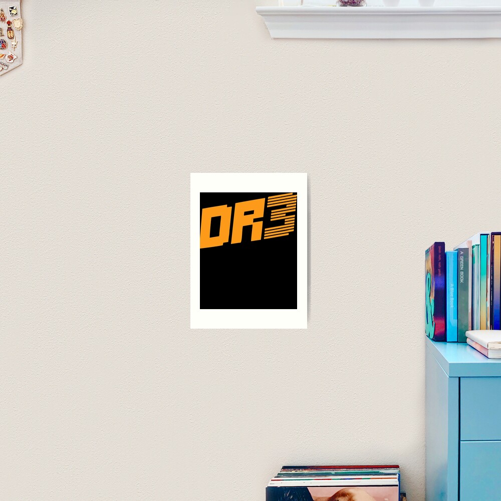 "Daniel Ricciardo DR3 Logo" Art Print for Sale by DennisPatry | Redbubble