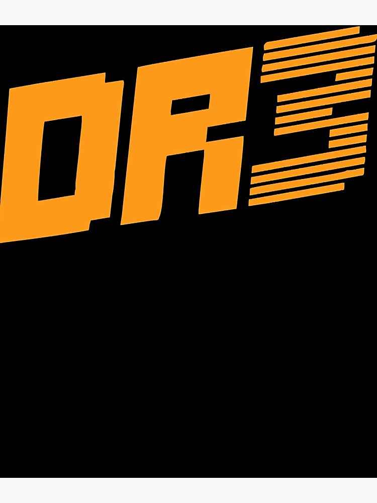 "Daniel Ricciardo DR3 Logo" Art Print for Sale by DennisPatry | Redbubble