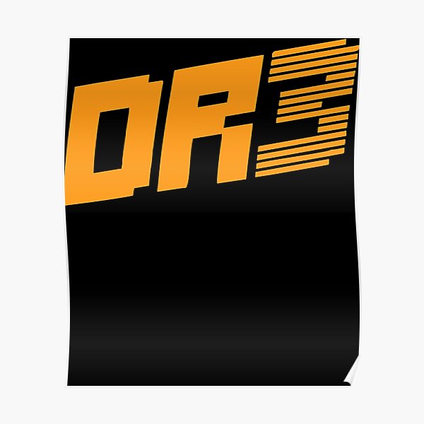 "Daniel Ricciardo DR3 Logo" Poster for Sale by DennisPatry | Redbubble