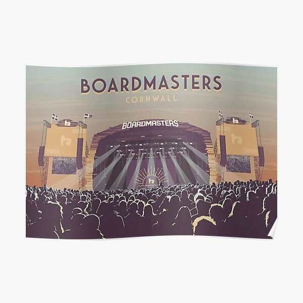 "Boardmasters Festival" Poster for Sale by ProbsTsarah63 | Redbubble