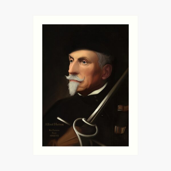 "Alfred Hutton w/ Rapier" Art Print by RuiFerreira | Redbubble