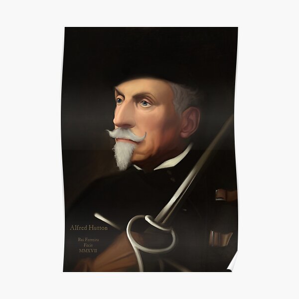 "Alfred Hutton w/ Rapier" Poster by RuiFerreira | Redbubble